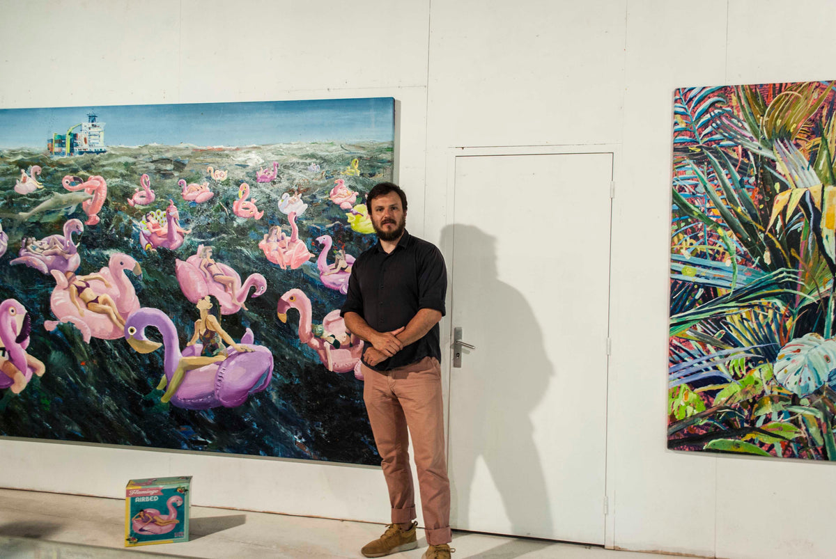 Social Distancing - astonishing large scale painting by Virtosu ...